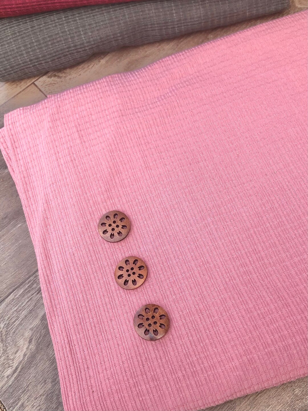 Pointelle Knit Mauve 56 Apparel Fabric by the Yard - Etsy