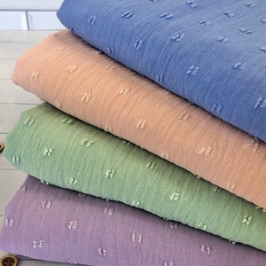 Swiss Dot Poly Crinkle Sage 58/59 Apparel Fabric by the Yard - Etsy