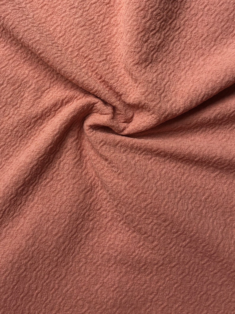Polyester Knit Mauve Pucker 60 Apparel Fabric by the - Etsy