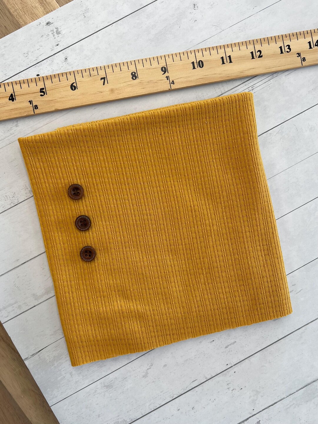 Pointelle Knit Solid Mustard 56” Apparel Fabric by the Yard - Etsy
