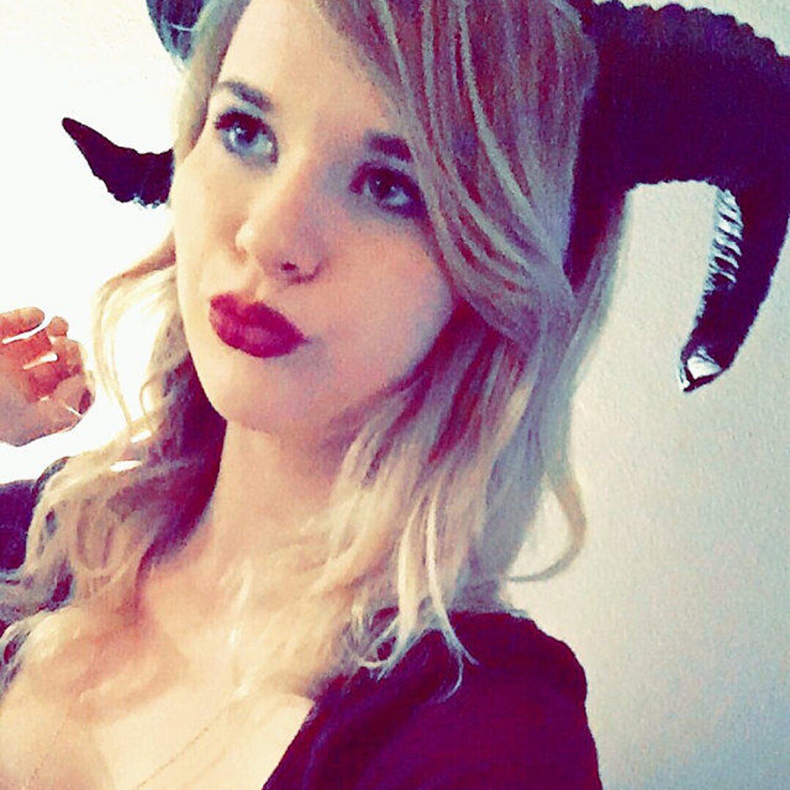 Black Horns poe Gothic Satyr Horns Rugged, Wearable Cosplay Costume ...