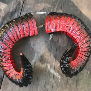New! "lucifer" Devil Ram Horns for Epic Demonic Halloween Cosplay - Etsy