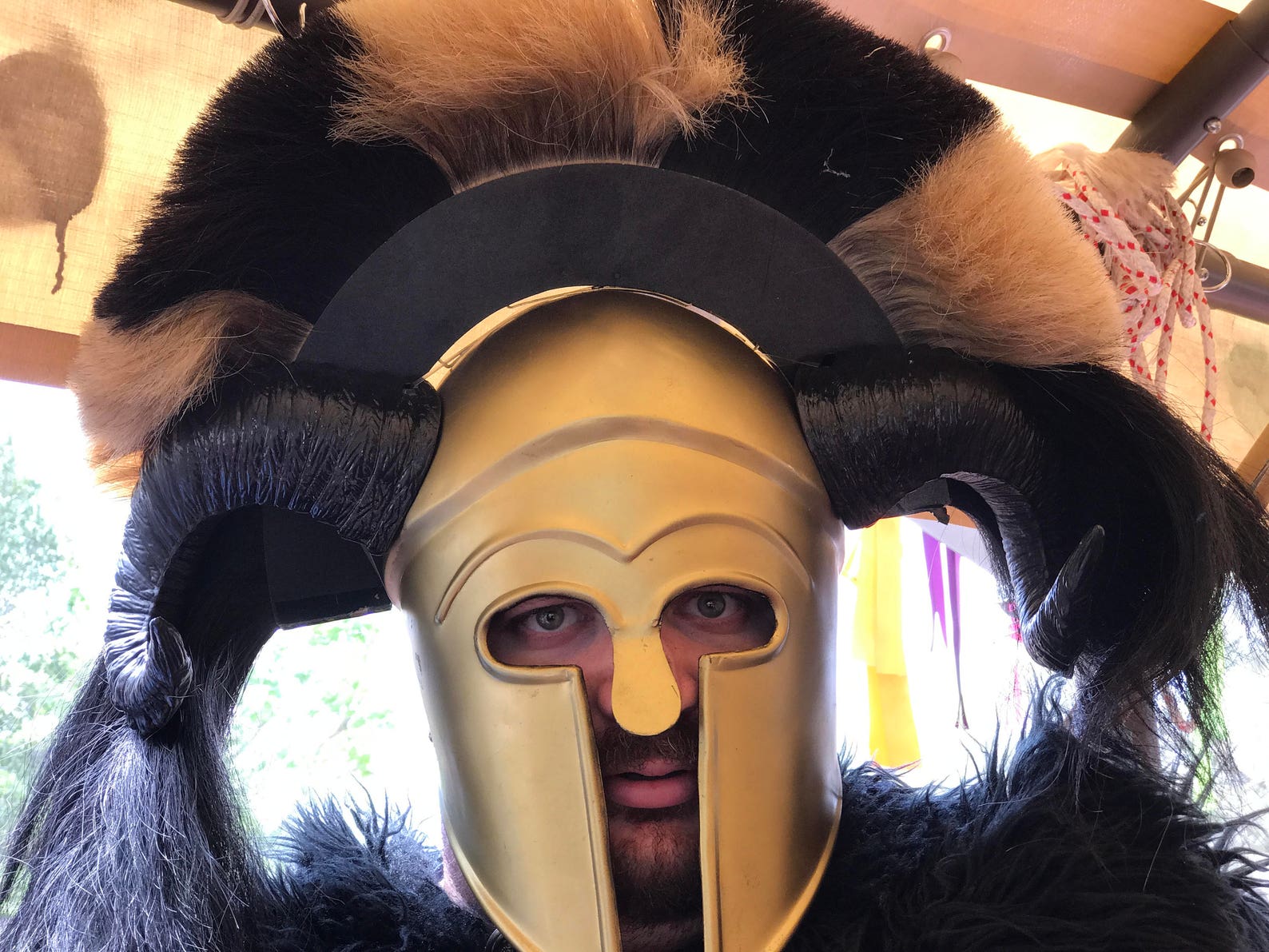 Black Horns poe Gothic Satyr Horns Rugged, Wearable Cosplay Costume ...