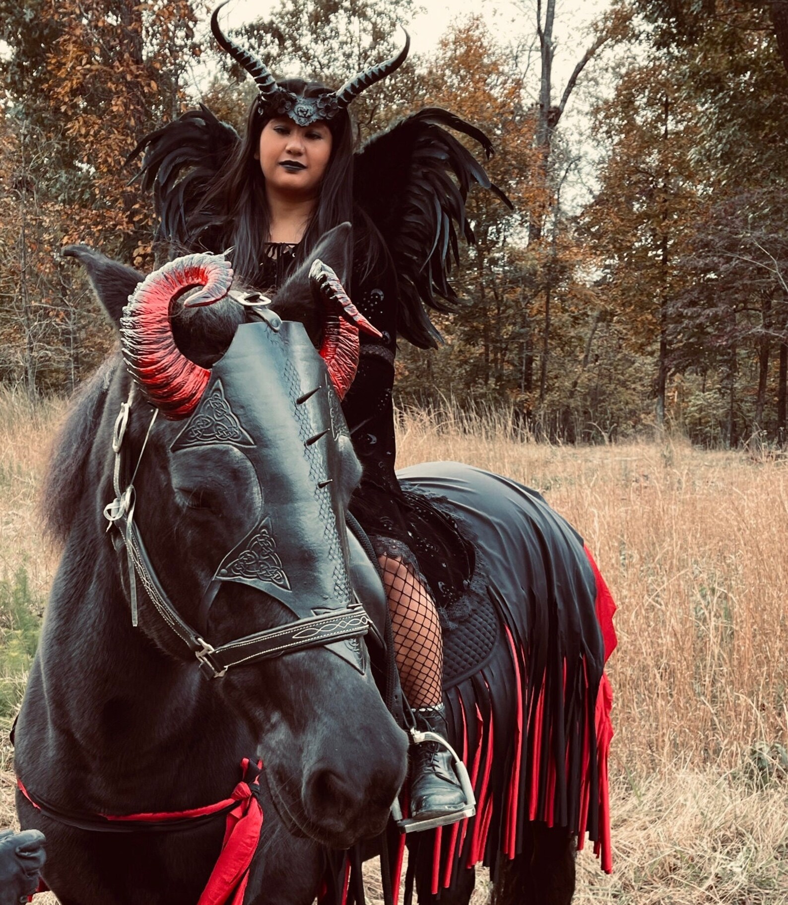 New! "lucifer" Devil Ram Horns for Epic Demonic Halloween Cosplay - Etsy