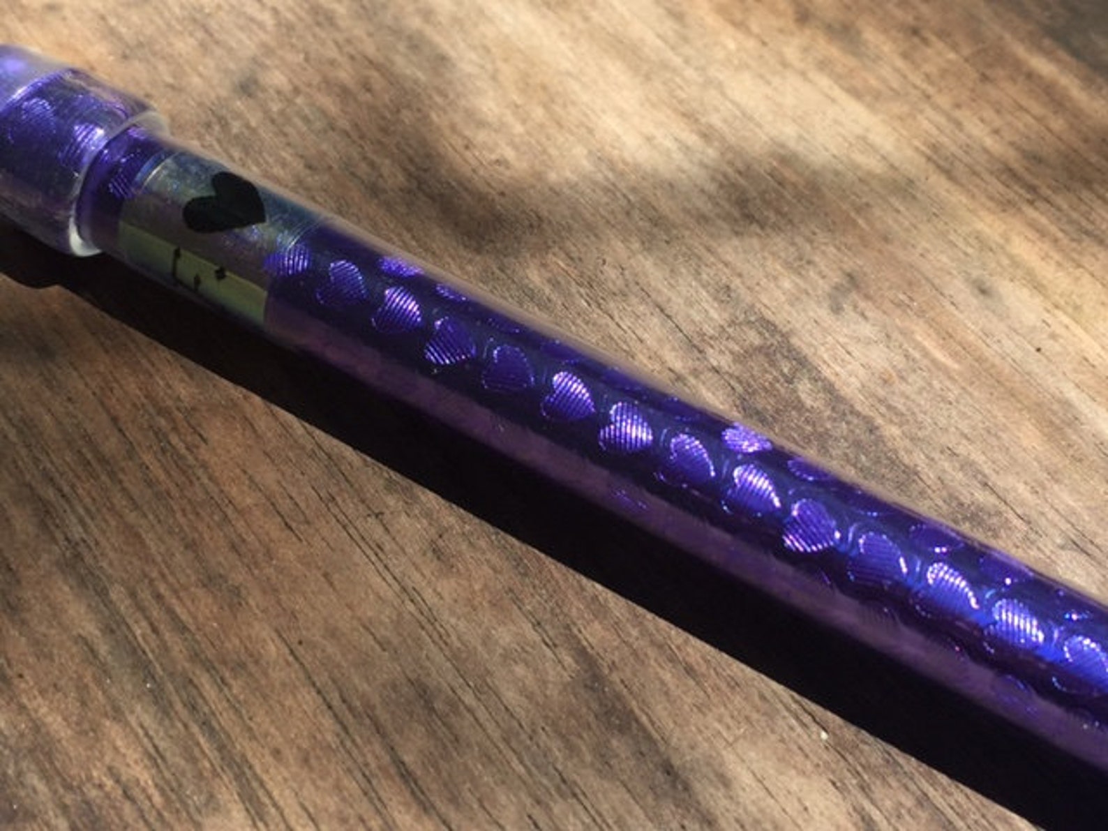 Levitation Wand "plur~ple Hearts" Plur Levi-wand By: Hoopy Frood - Etsy