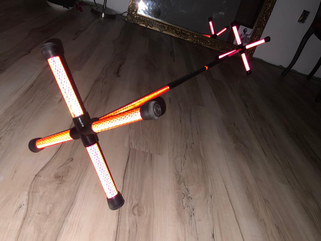 Ethereal Pink Dragon Staff - Highly Reflective, Color Morphing Glow! - Etsy