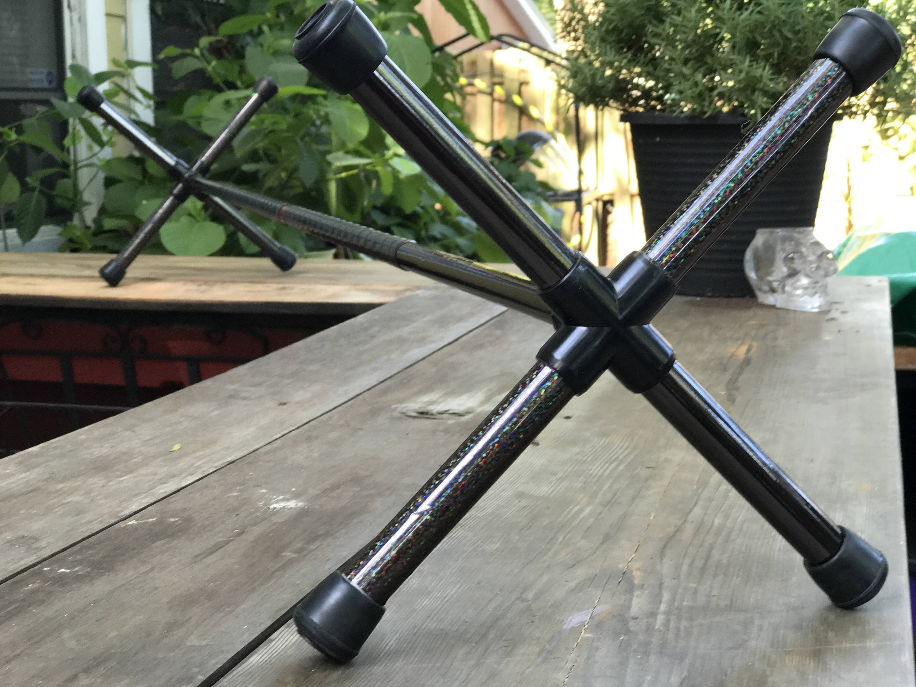 Dragon Staff Steel Body All Black Goth Full Contact Spin - Etsy