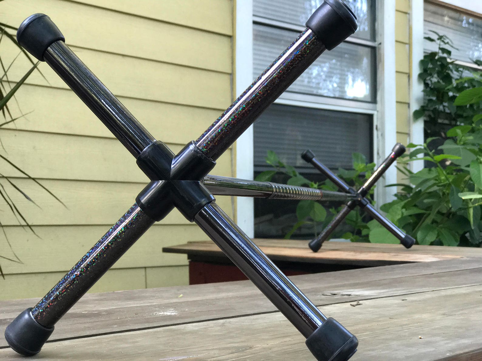 Dragon Staff Steel Body All Black Goth Full Contact Spin - Etsy