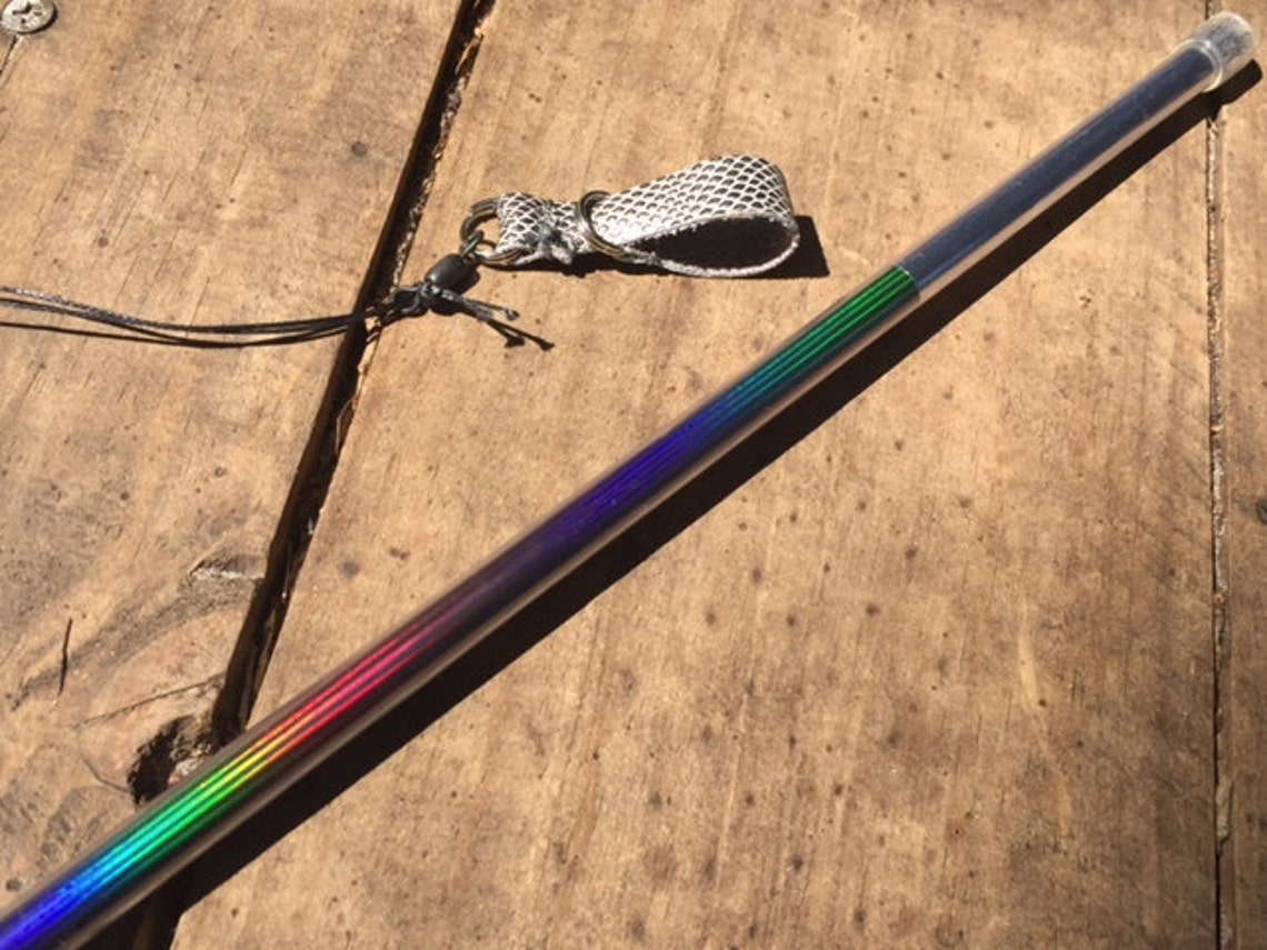 Levitation Wand "zantanna" - by Hoopy Frood (black Rainbow's in the Sun ...