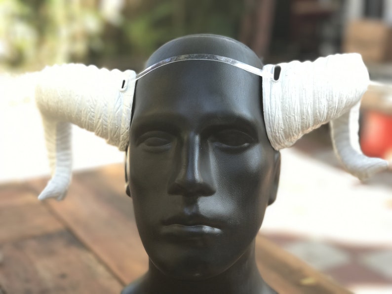 Ram Horns Snow wearable rugged Pan/Satyr cosplay | Etsy