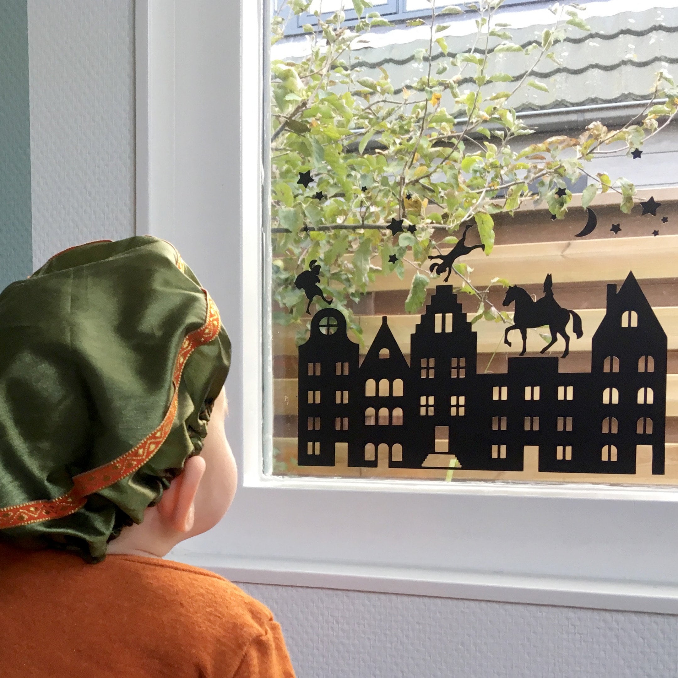 SVG DXF PDF File Laser Cut File Window Sticker Sinterklaas and Piet ...