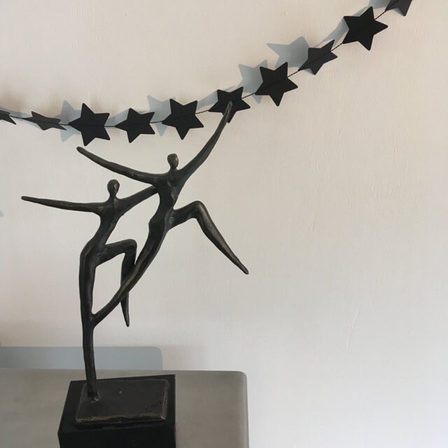 Pendulum Star Black Decoration - Etsy