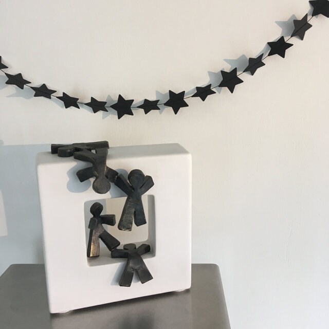 Pendulum Star Black Decoration | Etsy