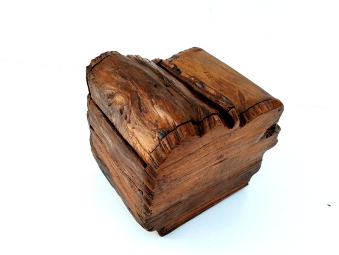 Rustic Box, Wooden Box, Natural Wood Box, Driftwood Box, Reclaimed ...