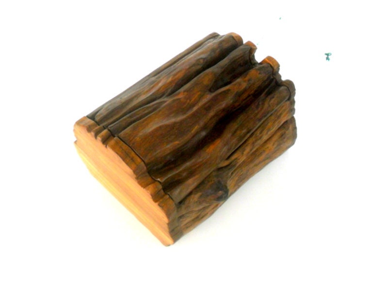 Rustic Box Wooden Box Natural Wood Box Driftwood Box | Etsy