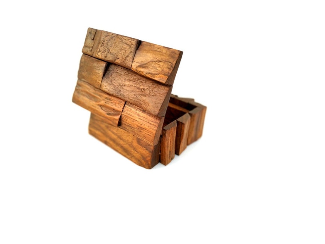 Wooden Box, Rustic Box, Natural Box, Art Wooden Box, Jewelry Box ...