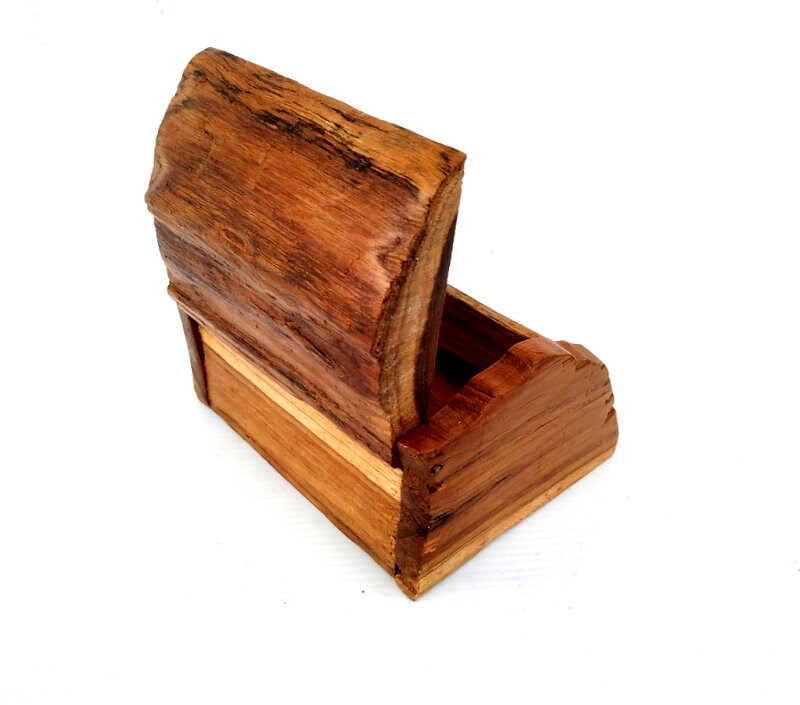 Natural Teak Wood Rustic Driftwood Box Reclaimed Handmade - Etsy