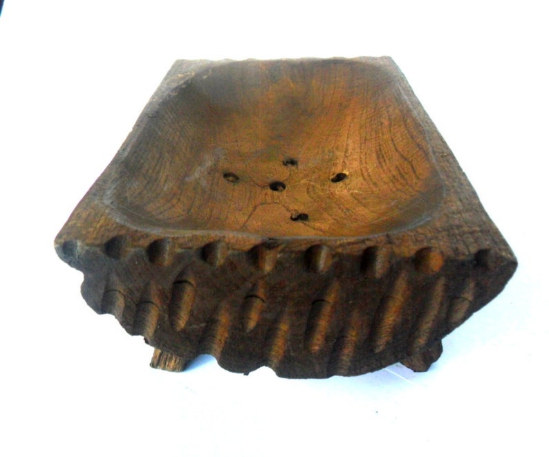 Wooden Soap Dish Rustic Driftwood Reclaimed Natural Teak Wood Carving ...
