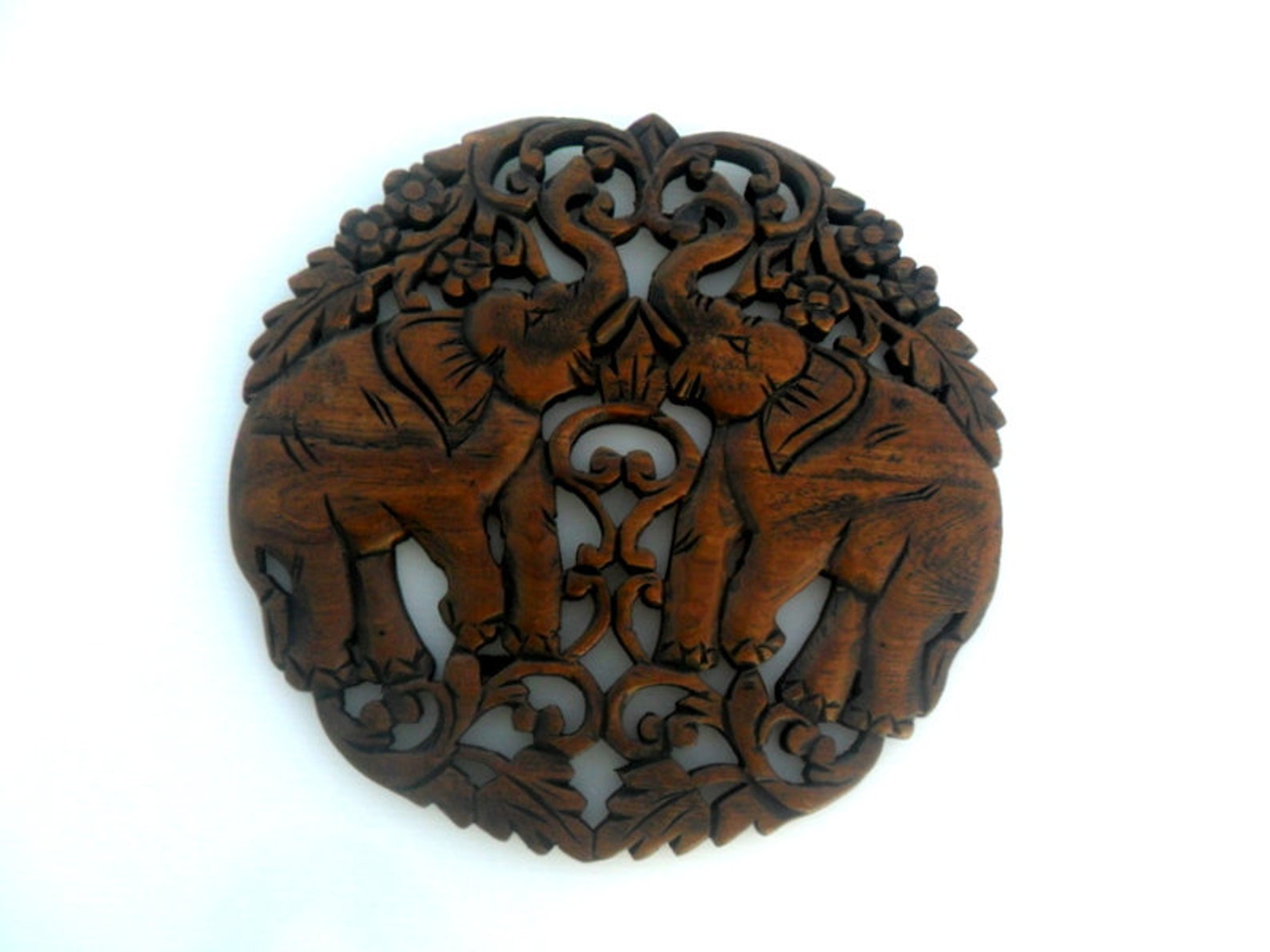 Wood Carving Elephant Hand Carved Elephant Wooden Elephant | Etsy