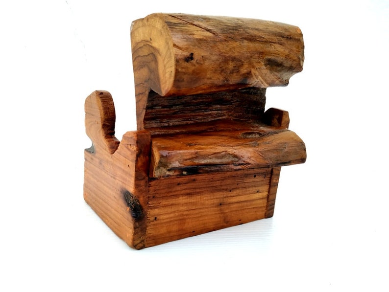 Natural Teak Wood Rustic Driftwood Box Reclaimed Handmade Wooden Box ...