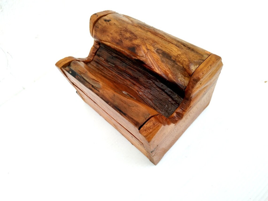 Natural Teak Wood Rustic Driftwood Box Reclaimed Handmade - Etsy