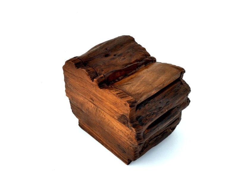 Rustic Box, Wooden Box, Natural Wood Box, Driftwood Box, Reclaimed ...