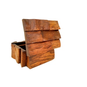 Wooden Box, Rustic Box, Natural Box, Art Wooden Box, Jewelry Box ...