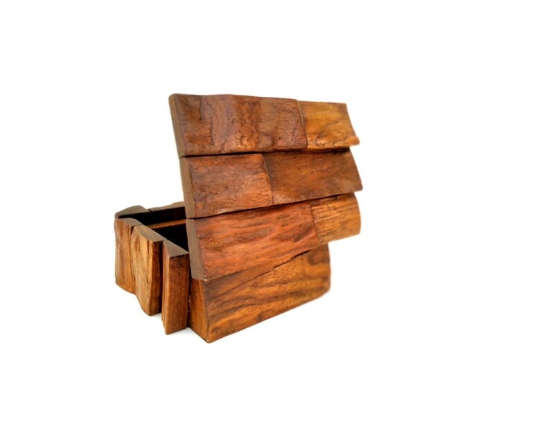 Wooden Box, Rustic Box, Natural Box, Art Wooden Box, Jewelry Box ...