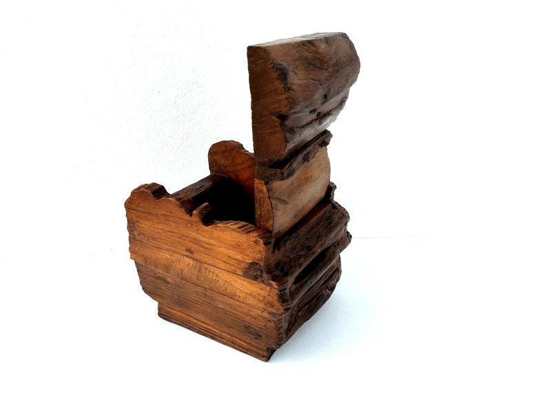 Rustic Box, Wooden Box, Natural Wood Box, Driftwood Box, Reclaimed ...