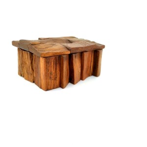 Wooden Box, Rustic Box, Natural Box, Art Wooden Box, Jewelry Box ...