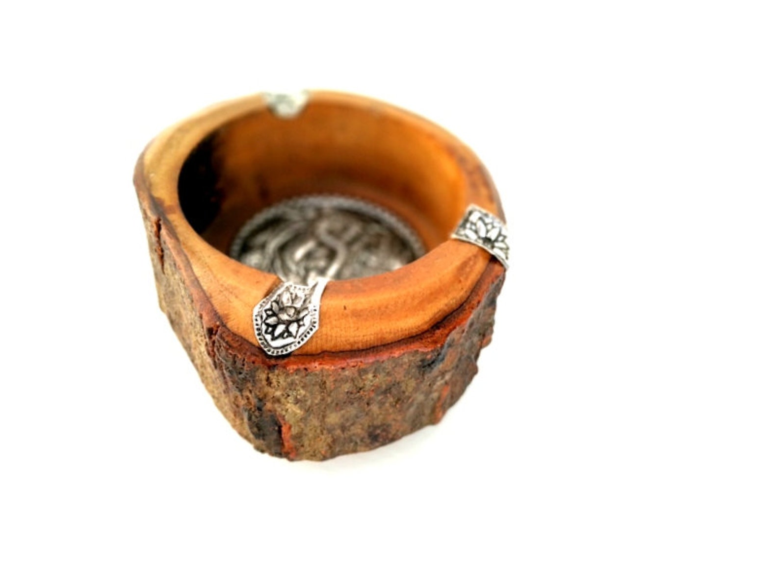 Wooden Ash Tray, Rustic Ashtray, Vintage Ashtray, Cigar Ashtray, Gift ...