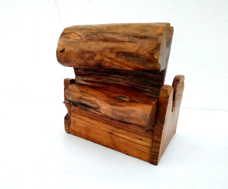 Natural Teak Wood Rustic Driftwood Box Reclaimed Handmade Wooden Box ...