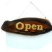 Wood Carving Sign "open Closed" Rustic Reclaimed Wood Handmade Wooden ...