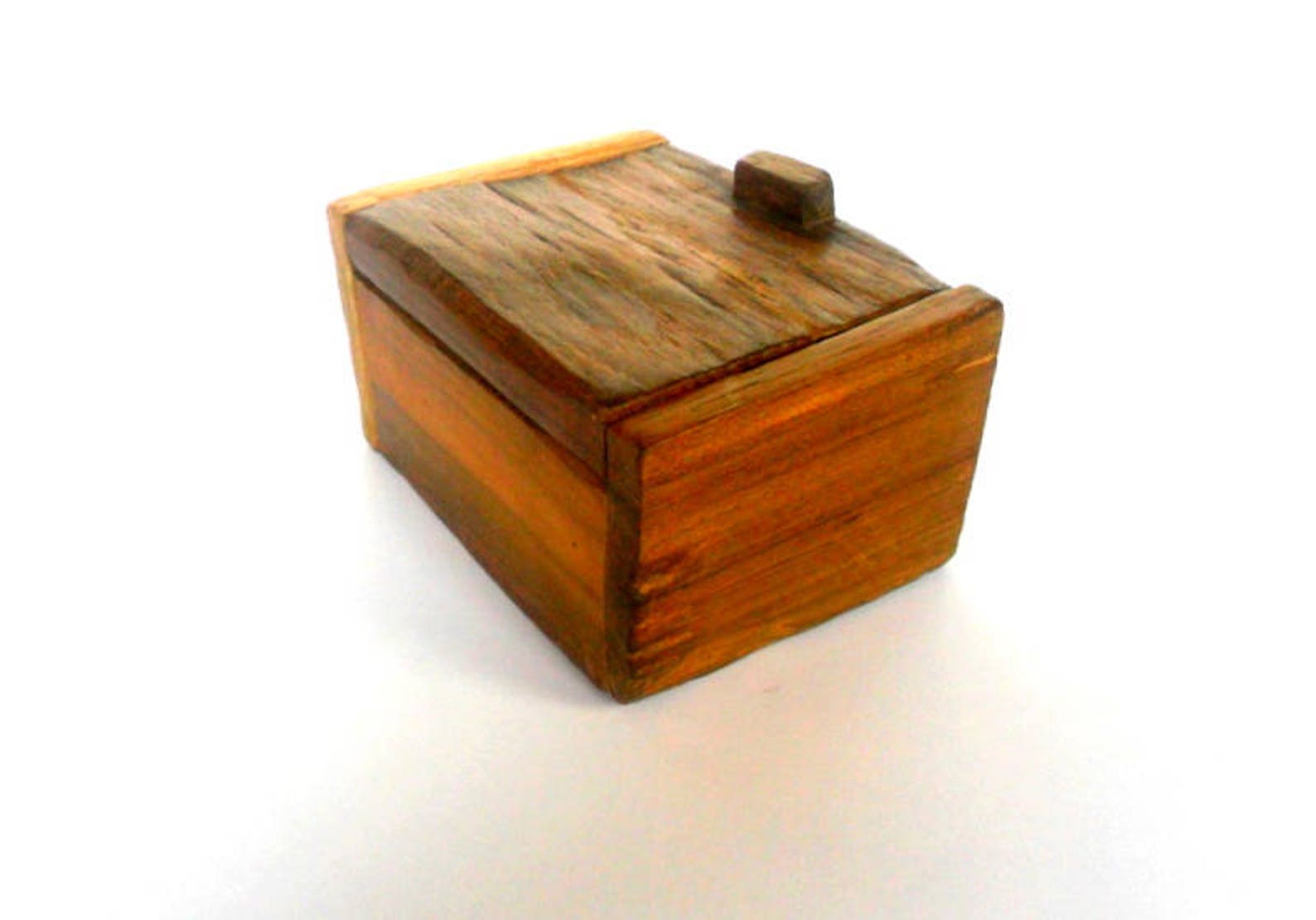 Natural Teak Wood Rustic Driftwood Box Reclaimed Handmade Wooden Box ...