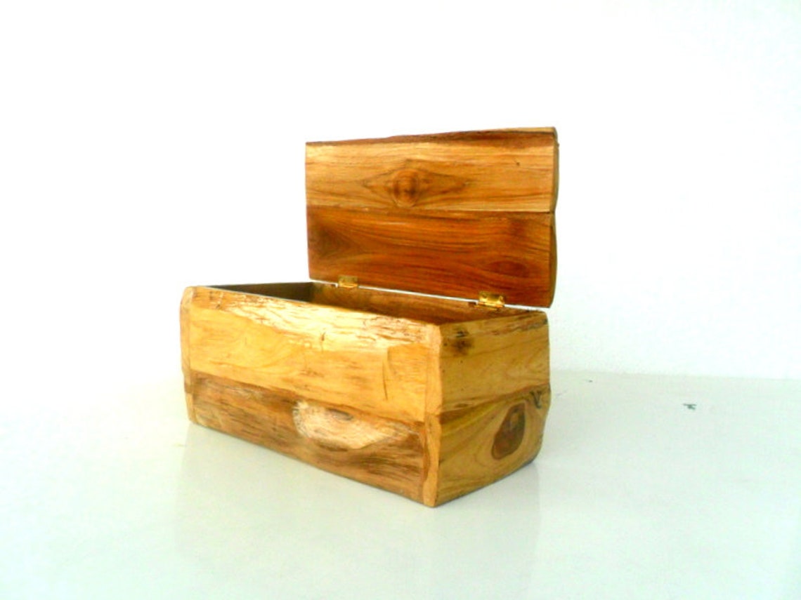 Rustic Box Wooden Box Natural Wood Box Driftwood Box - Etsy
