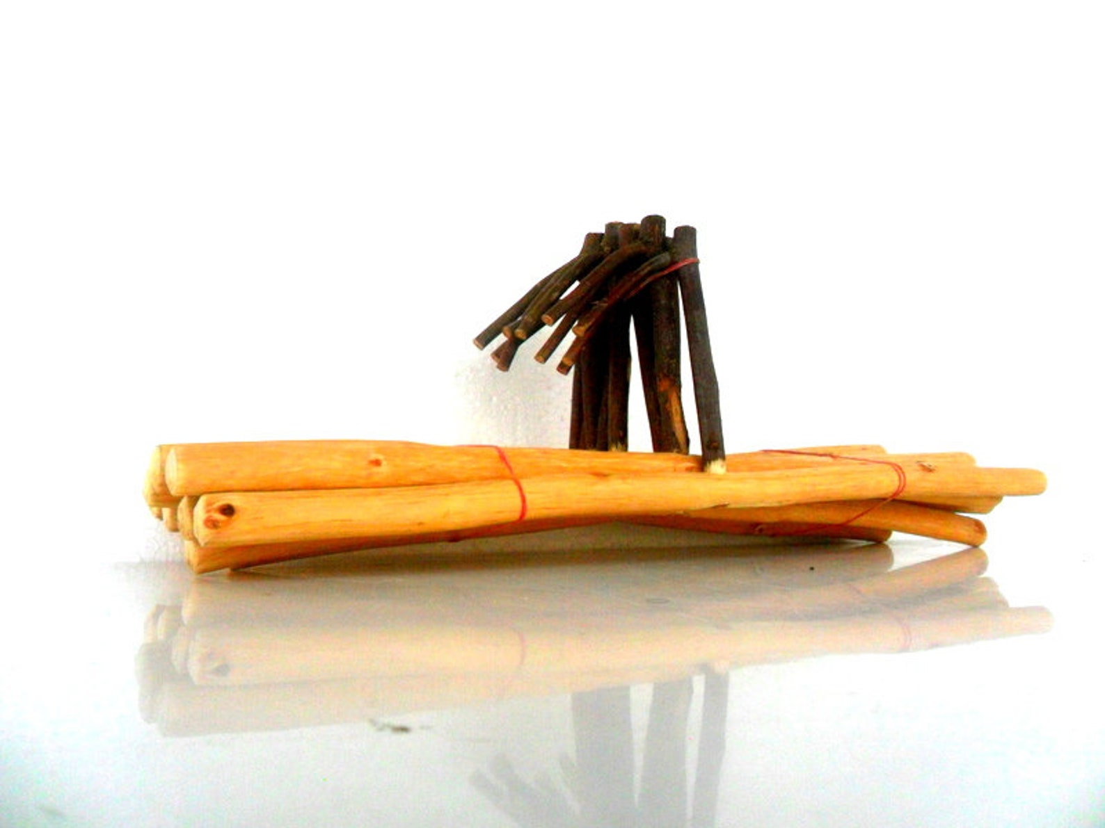 5 Natural Branch Wood Hanger, Wooden Driftwood Dress Hanger, Wood Tree ...