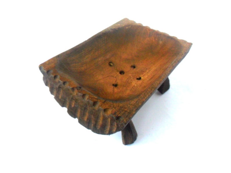 Wooden Soap Dish Rustic Driftwood Reclaimed Natural Teak Wood Carving ...