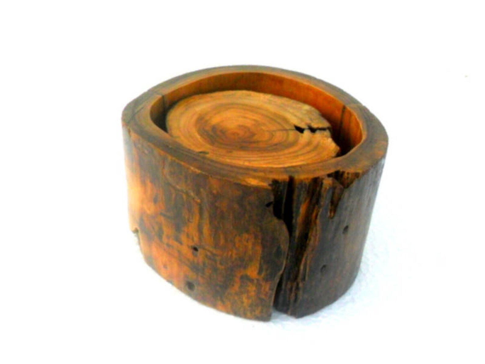 Wooden Rustic Coasters, Set of 6 Coasters, Wooden Coasters, Rustic ...