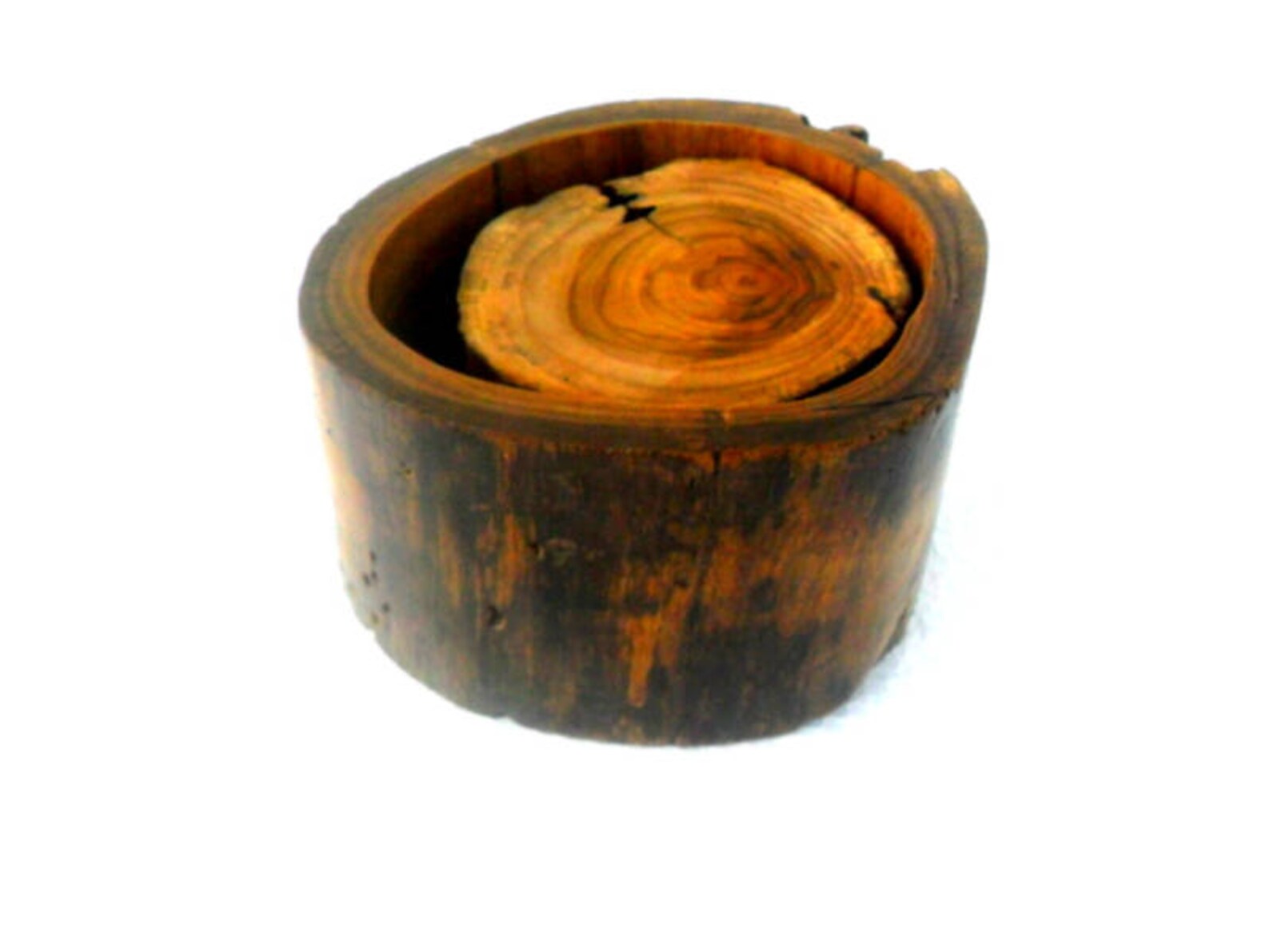 Wooden Rustic Coasters, Set of 6 Coasters, Wooden Coasters, Rustic ...