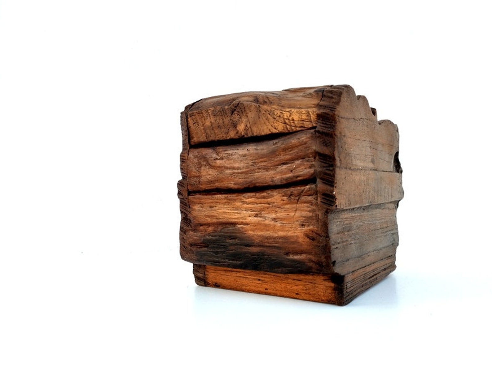 Rustic Box, Wooden Box, Natural Wood Box, Driftwood Box, Reclaimed ...