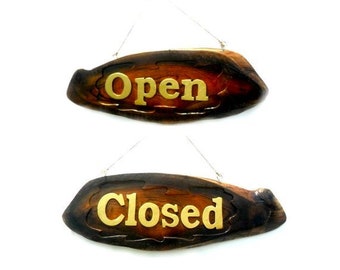 Two Sided Open Sign - Etsy
