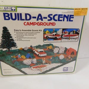 Life Like Build A Scene CAMPGROUND HO Scale Scenic Kit New in Box - Etsy