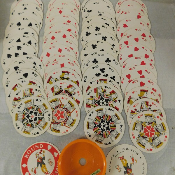Orange Playing Cards - Etsy