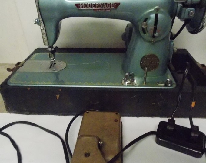 1950s Modern Age Precision Deluxe Model 202 Sewing Machine - Etsy