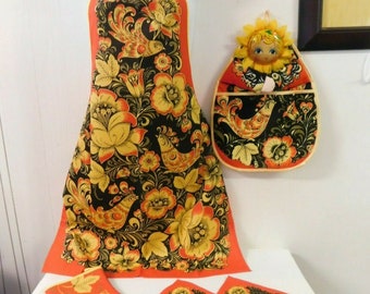 Russian Apron - Etsy