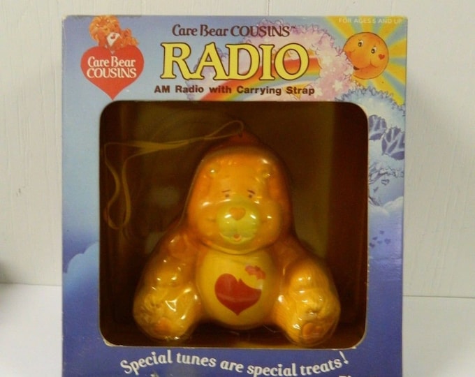 Care Bears,retro Radio,carrying Case,totally 80s,care Bear Radio ...