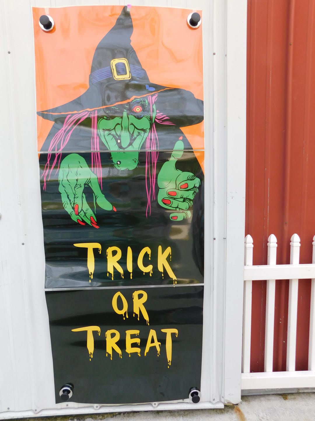 Holiday Doors HALLOWEEN Waterproof Door Cover Wicked Witch! NEW - Etsy