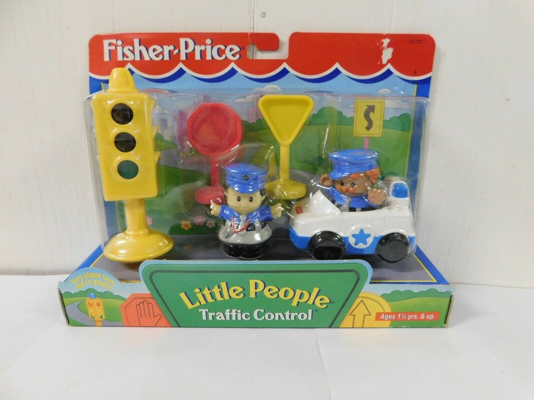 1998 Fisher Price Little People Traffic Control Set NEW - Etsy