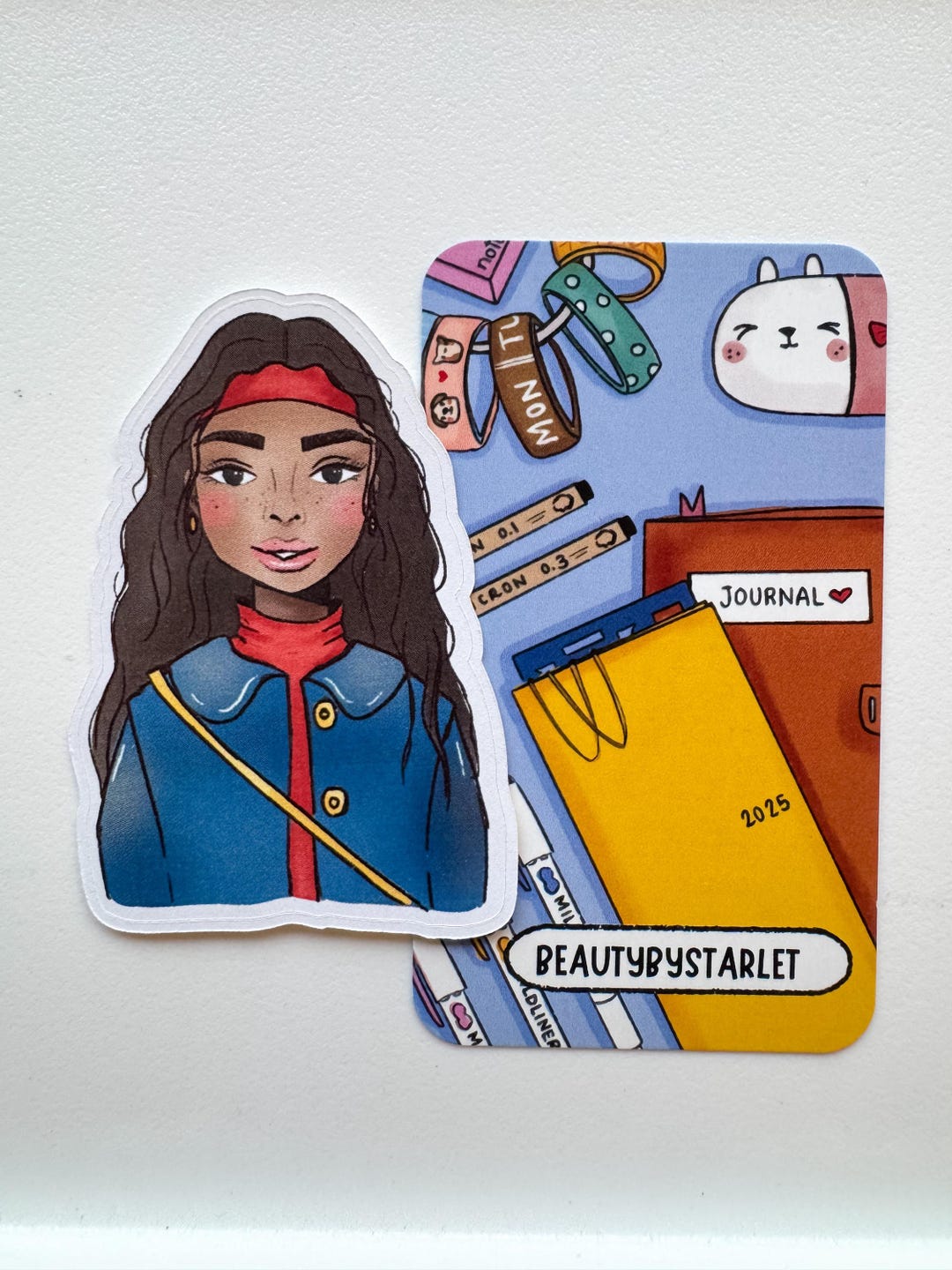 Ready for School Girl Die Cut Sticker - Etsy