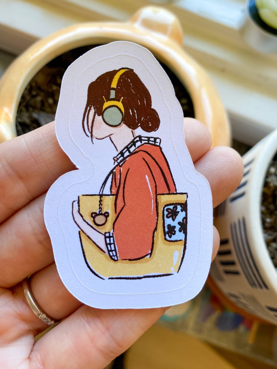 Me Time Girl Sticker - Etsy